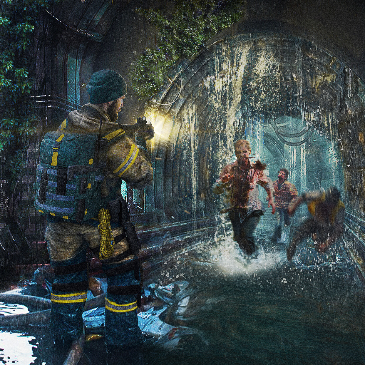 ArtStation - Sewer surviving