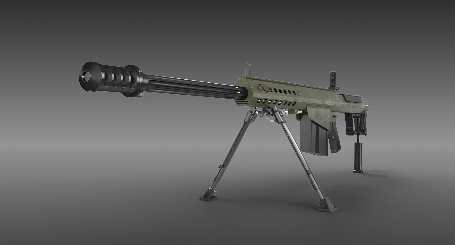 ArtStation - Barrett M107A1