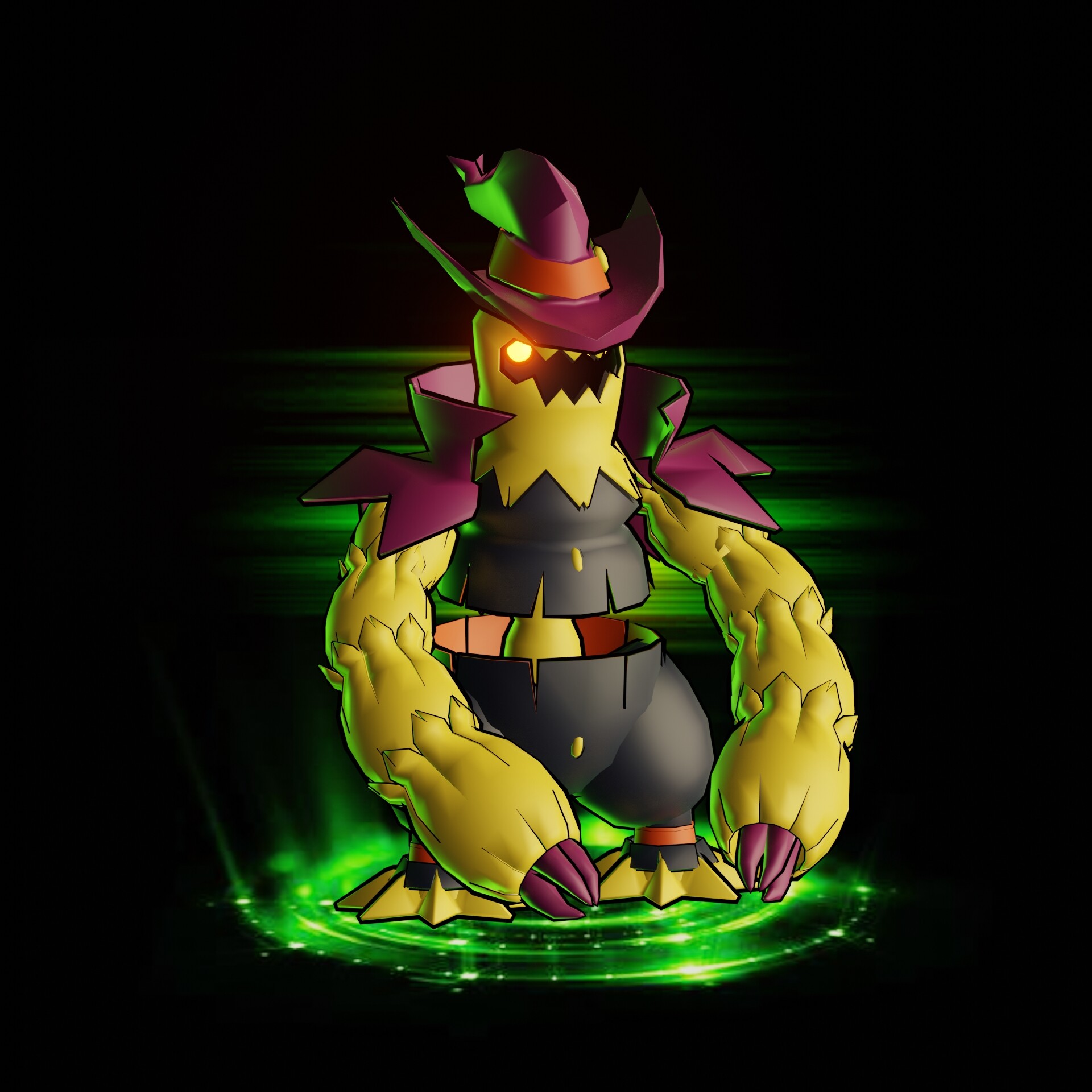 ArtStation - Low-poly Character - Scarecrow