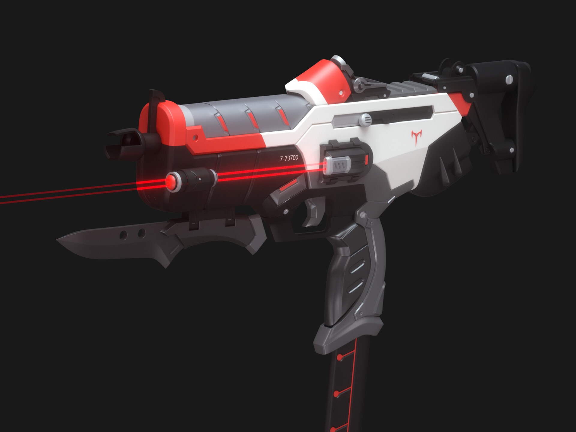 ArtStation - OverWatch Venice Action BlackShadow Weapon | C4D