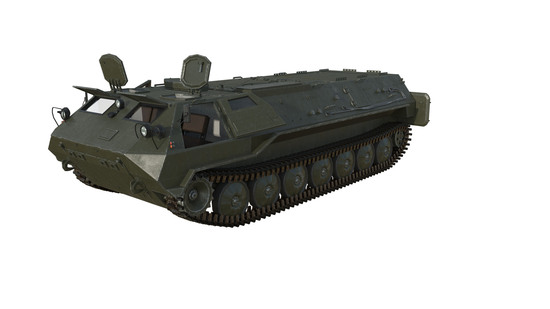 ArtStation - 3d model MTLB U