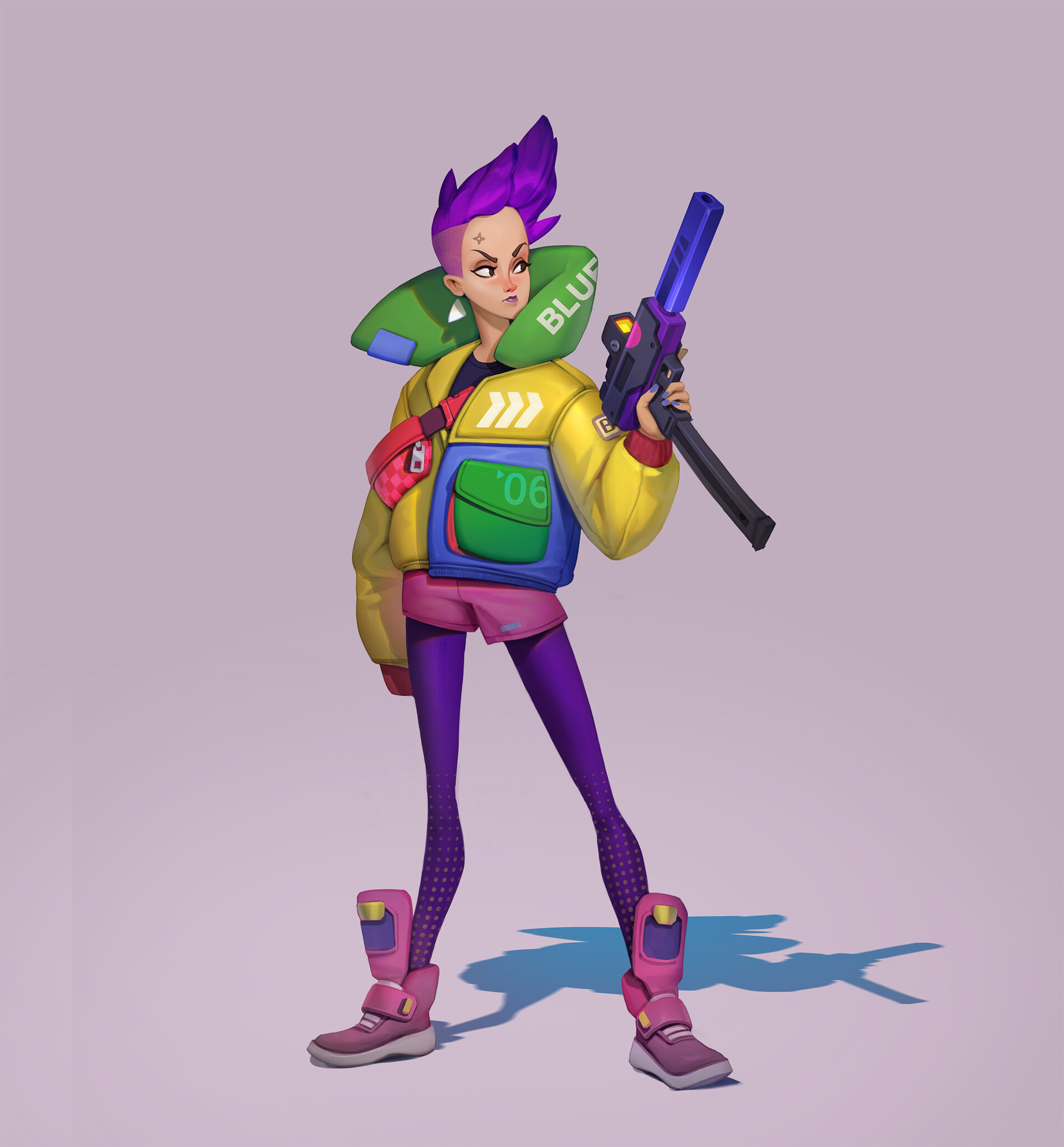 ArtStation - modern fashion girl