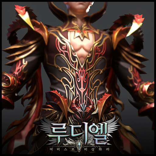 ArtStation - Hell gatekeeper / male armor / clothes / LUTHIEL Mobile ...