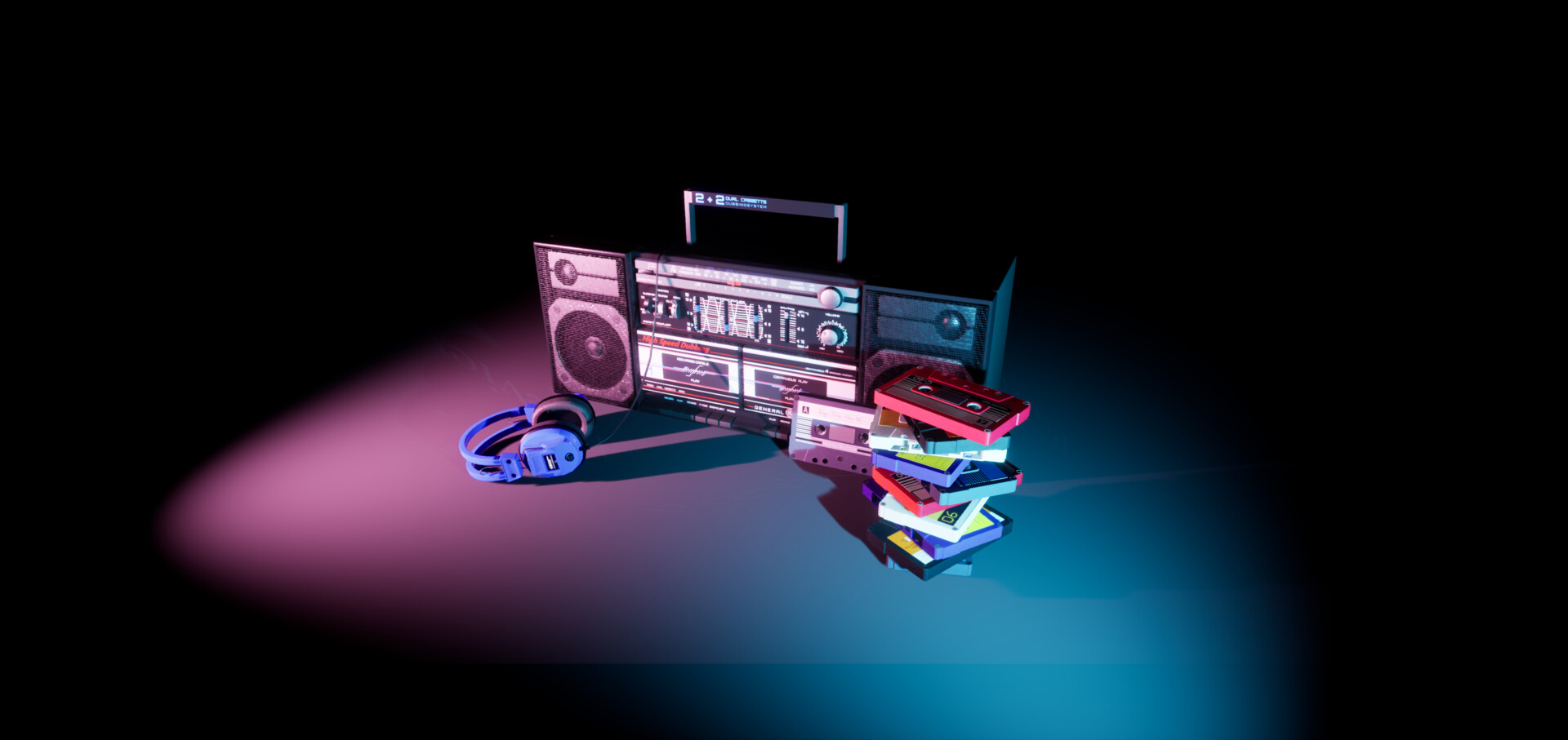 ArtStation - Boombox Scene