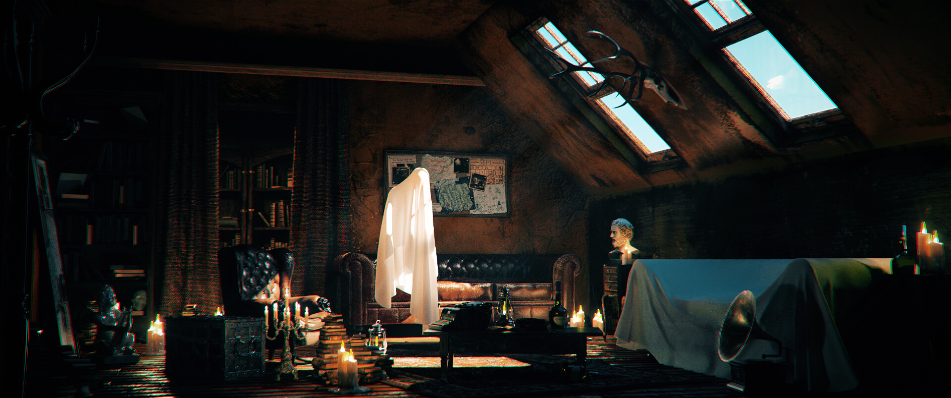 ArtStation - Ghost in the room