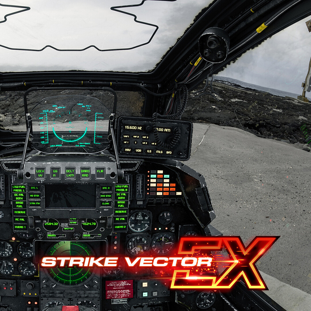ArtStation - Strike Vector: Cockpit