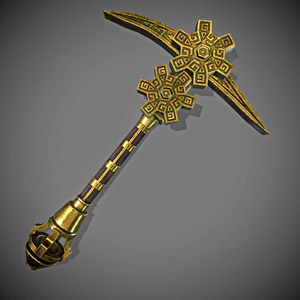 ArtStation - Dwemer Pickaxe
