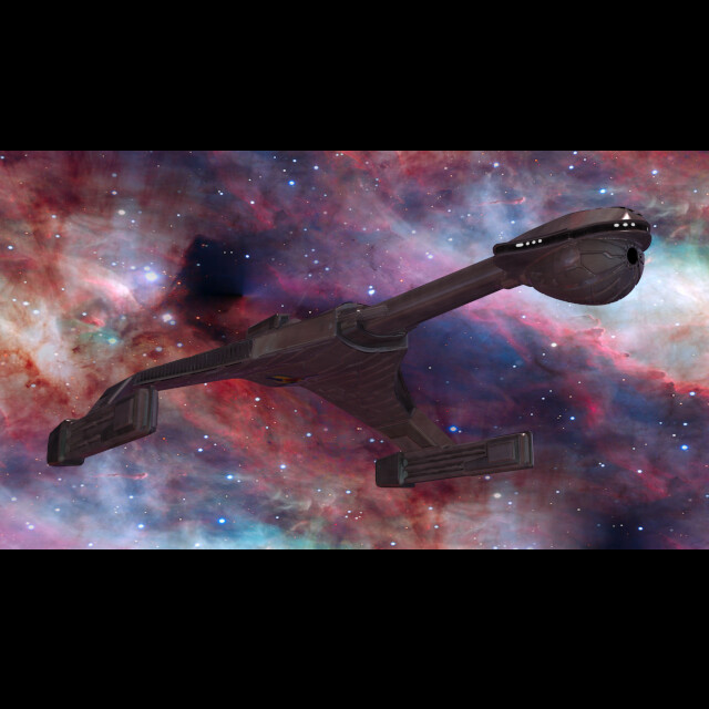 ArtStation - Klingon Light Cruiser