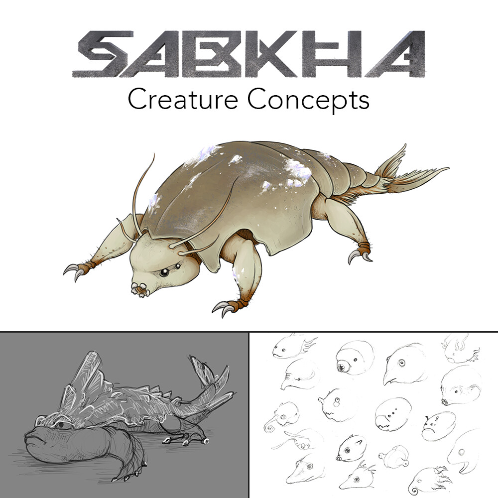 ArtStation - Sabkha - Creature Concepts