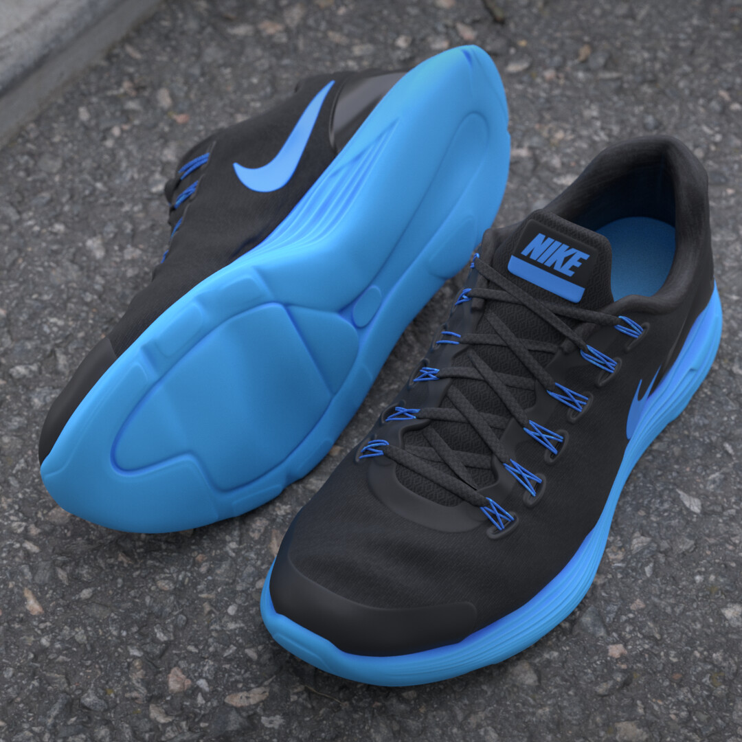 ArtStation - Nike shoe scan & re-texture. Version 02