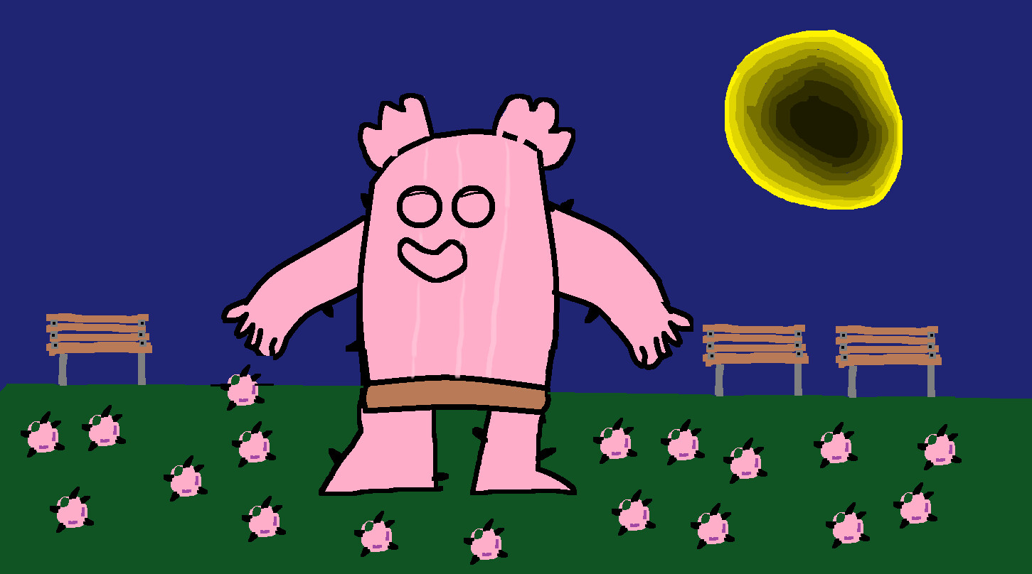 ArtStation - Sakura Spike Illustartion.