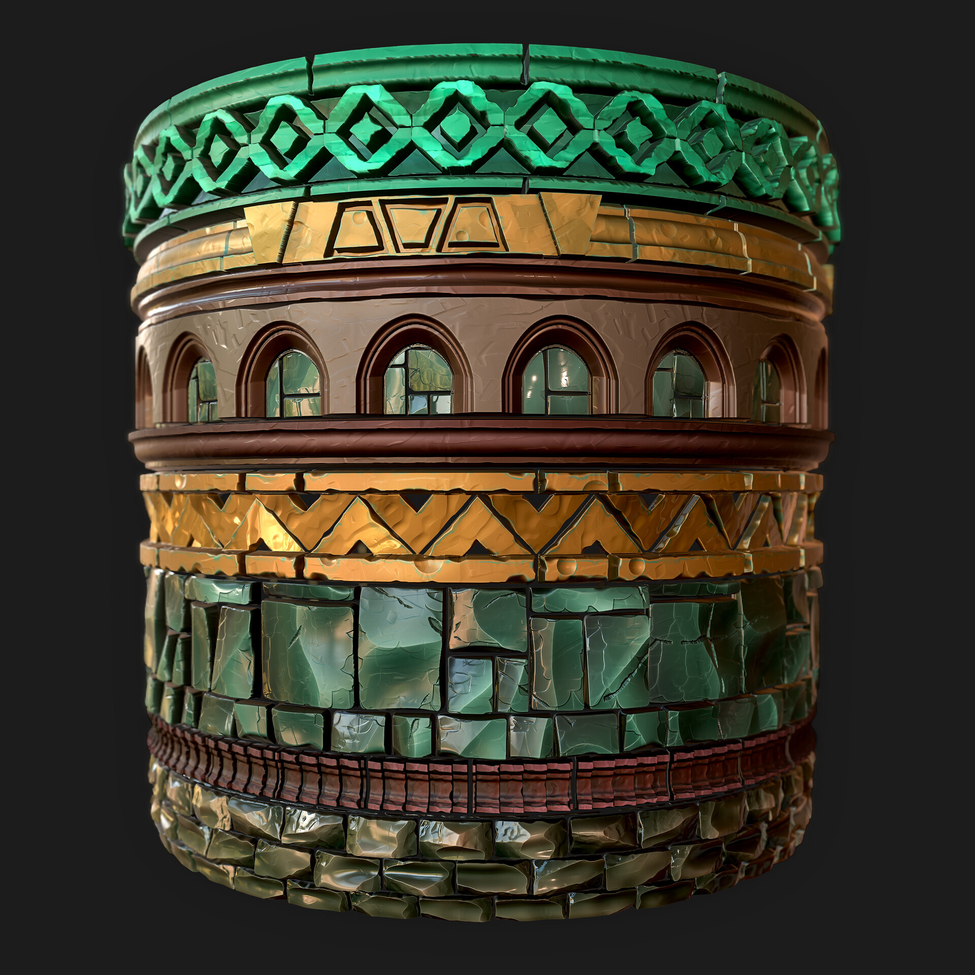 ArtStation - Stylized Trim - Material