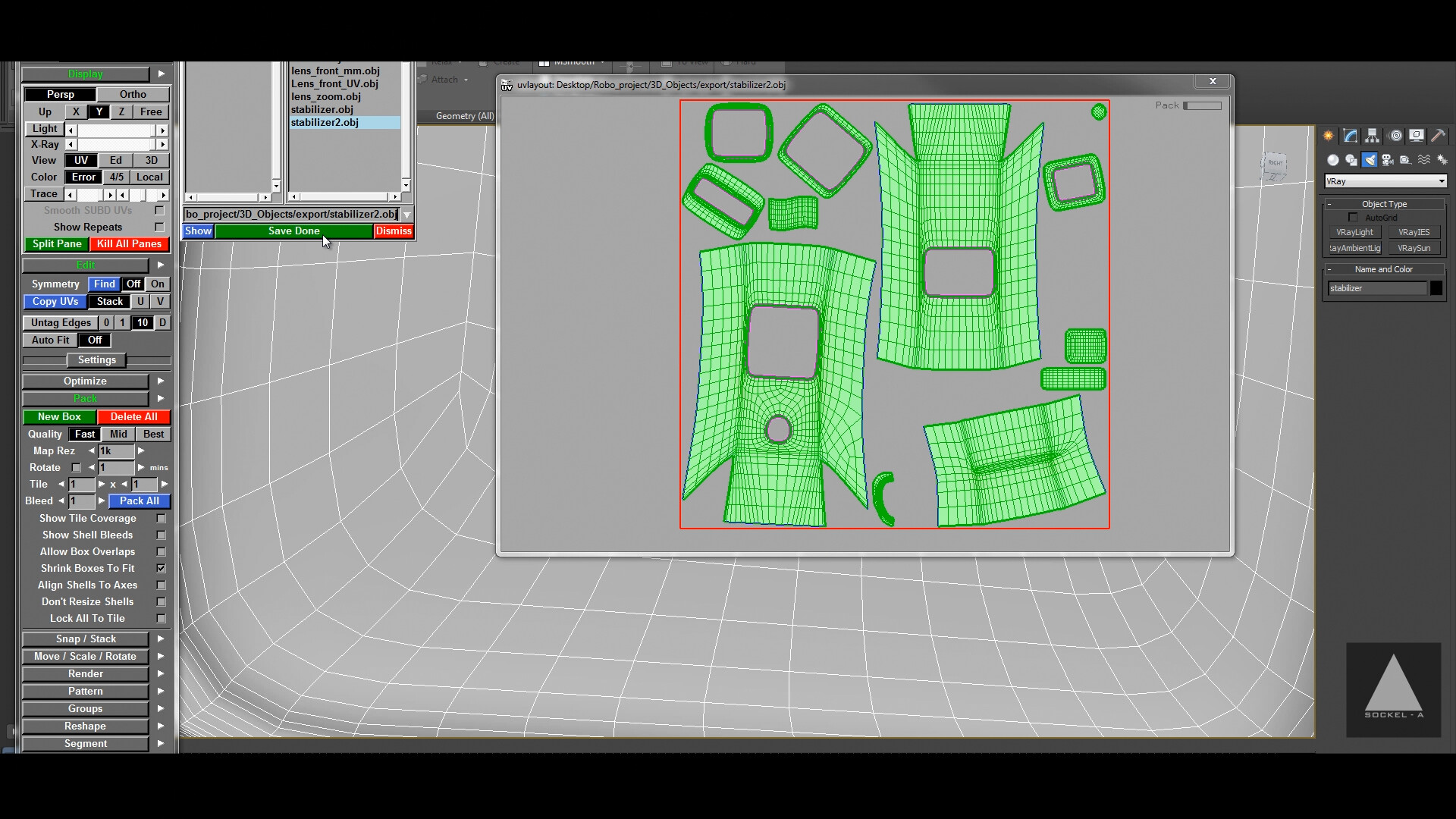 ArtStation - Camera Lens / Hard-Surface Modeling, UVLayout & Texturing