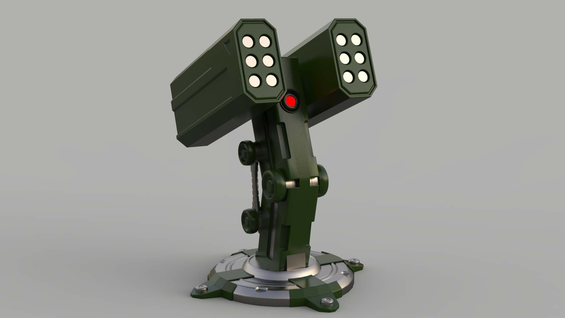 ArtStation - Sci-Fi Turret