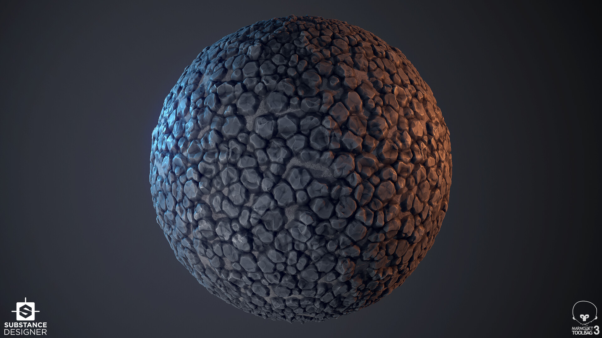 ArtStation - Cobblestone Stylized Material