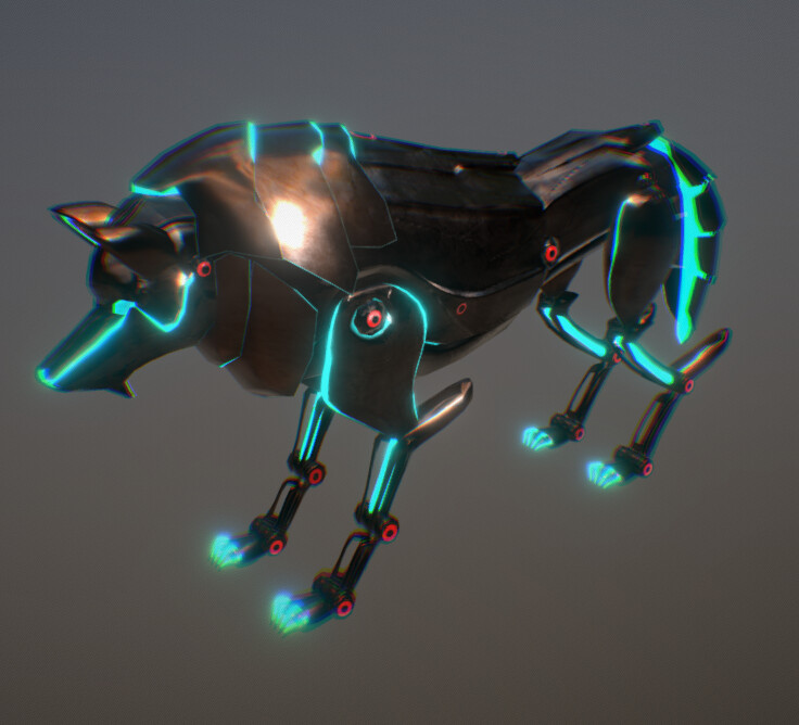 ArtStation - Robot wolf (ZENITH)