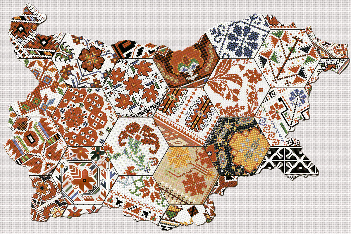 ArtStation - Ceramic decors of traditional Bulgarian embroidery