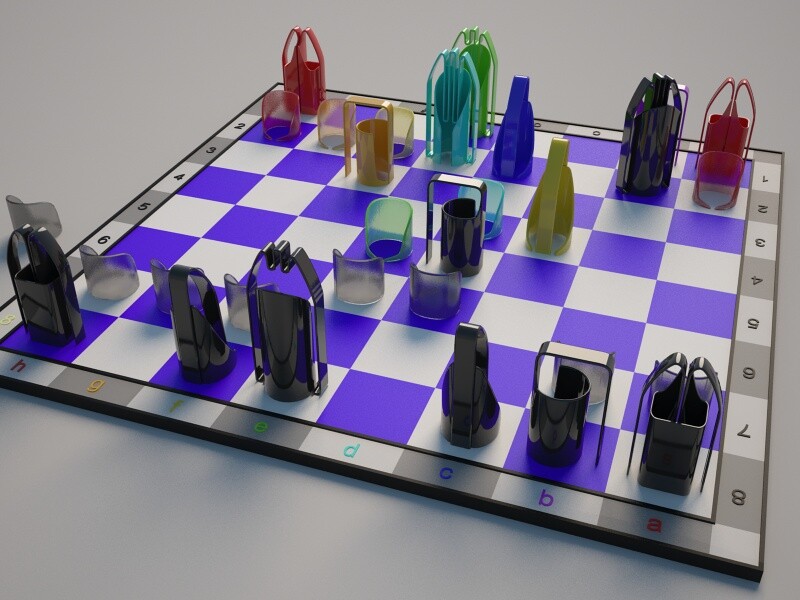 ArtStation - Chess Set Concept