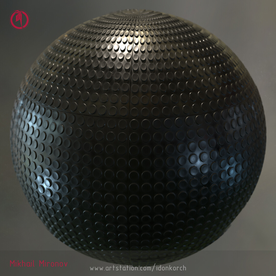 ArtStation - material practice "rubber"