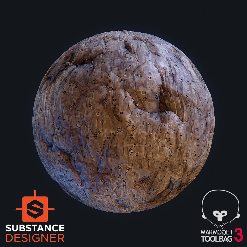 ArtStation - Borderlands Inspired Ground Material