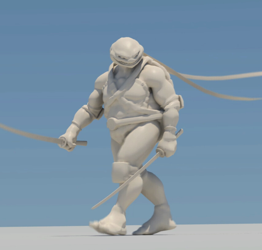 ArtStation - Devil Leonardo Ninja Turtle