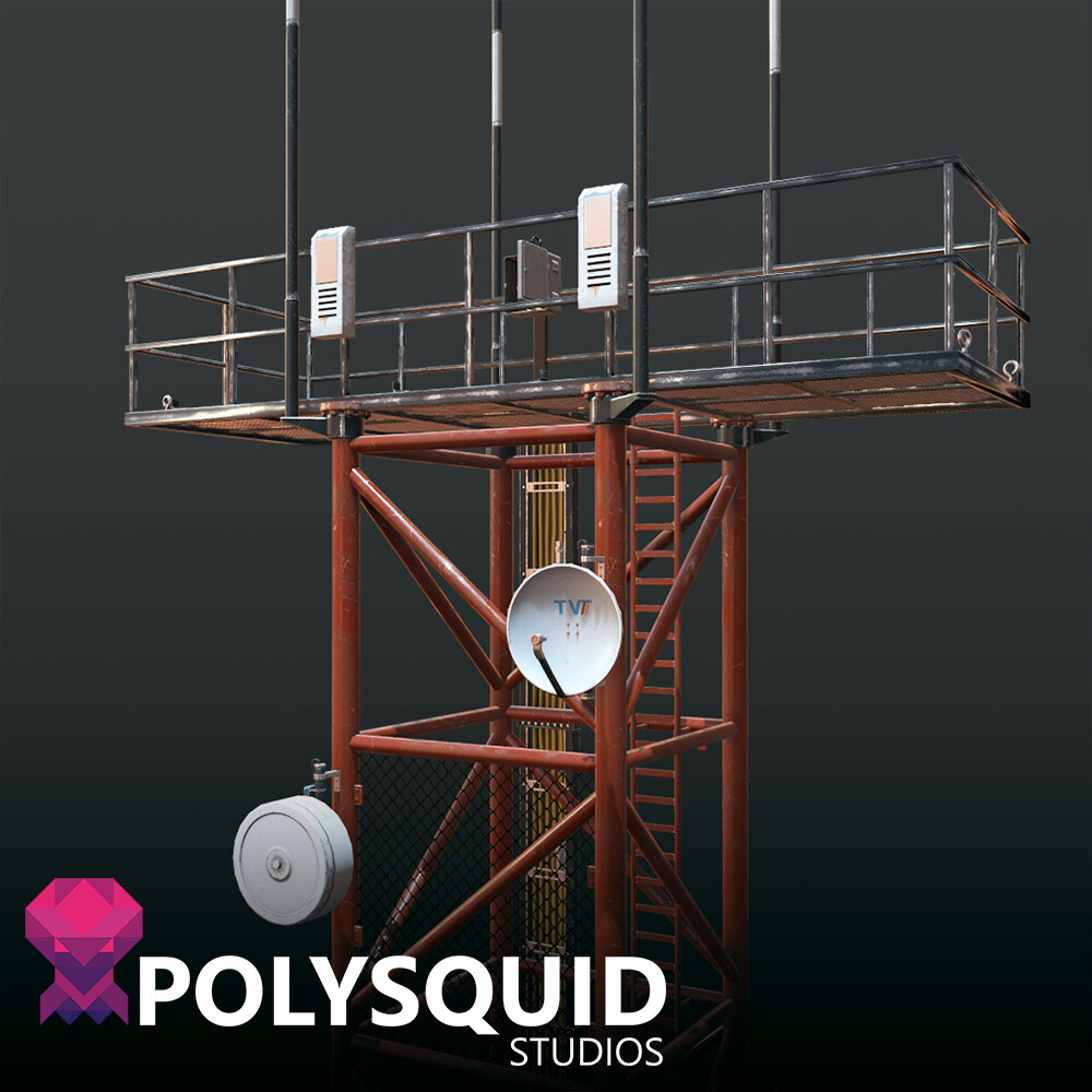 ArtStation - Modular Radio Tower