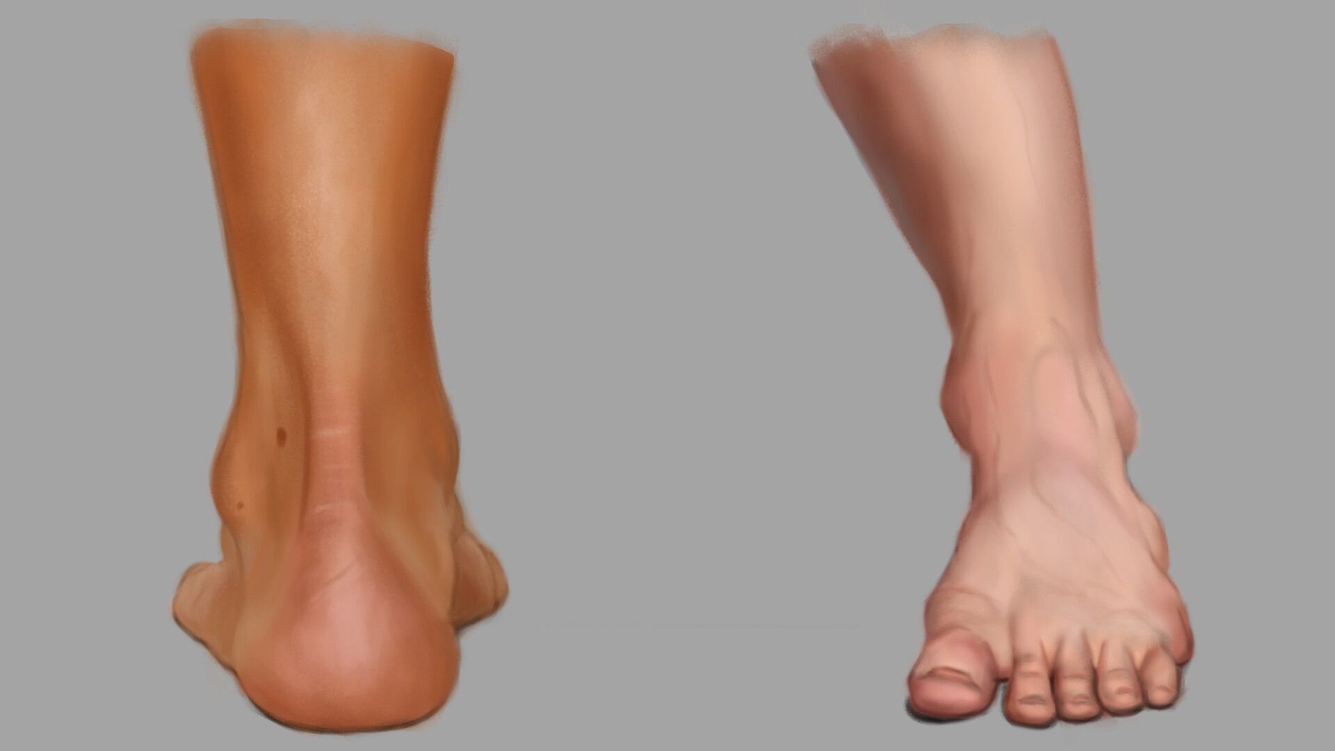 ArtStation - Foot practice