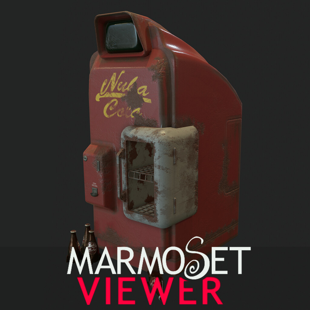 ArtStation - Nuka Cola Fallout 4 - Fan Art, Maxime Pagès