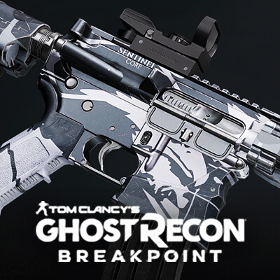 ArtStation - Tom Clancy's Ghost Recon® Breakpoint - M4A1 Assault Valor Skin
