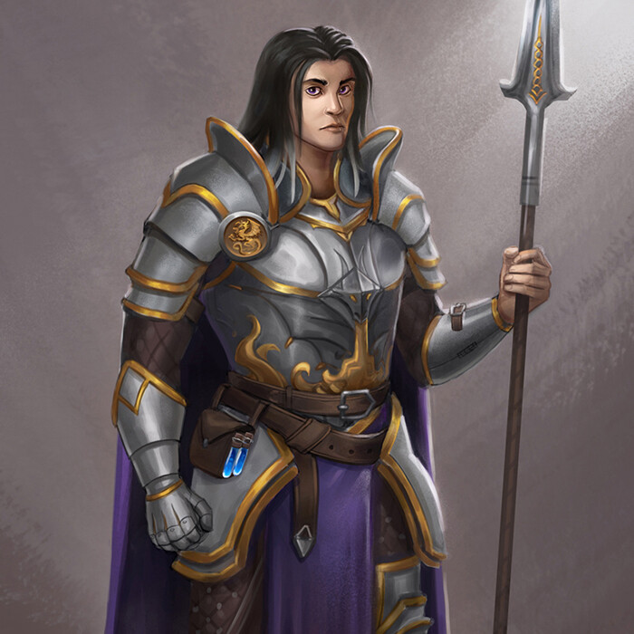 ArtStation - Knight Commission
