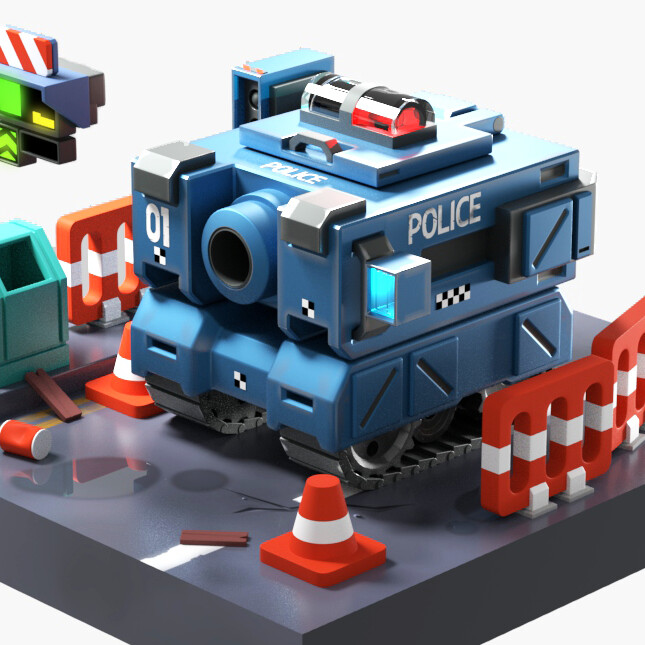 ArtStation - DINK! Vol 1, TANKS - 01 FANART