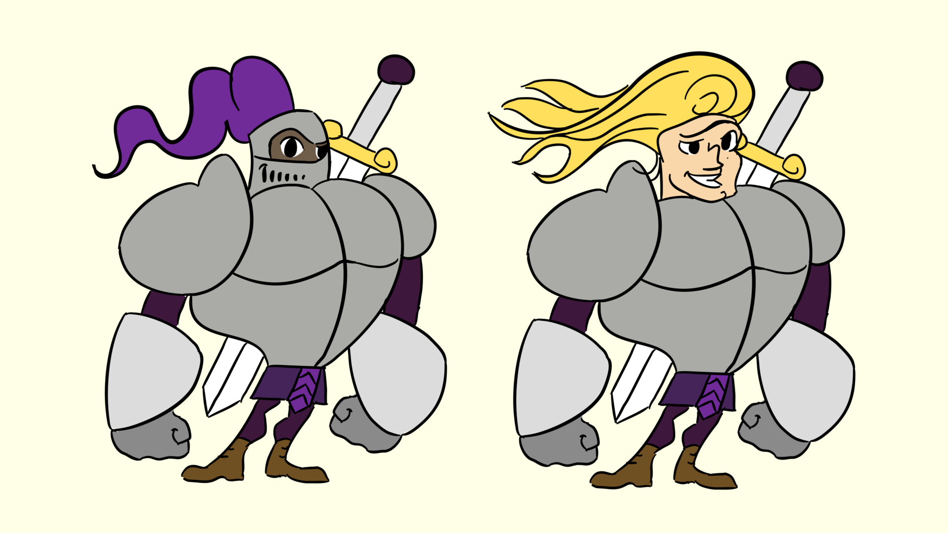 ArtStation - Knight School Character Design