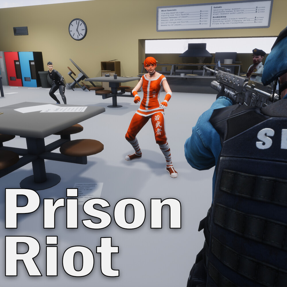 ArtStation - Prison Riot
