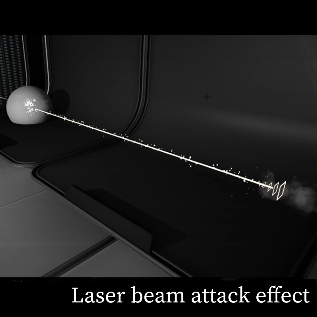 ArtStation - Laser beam attack effect