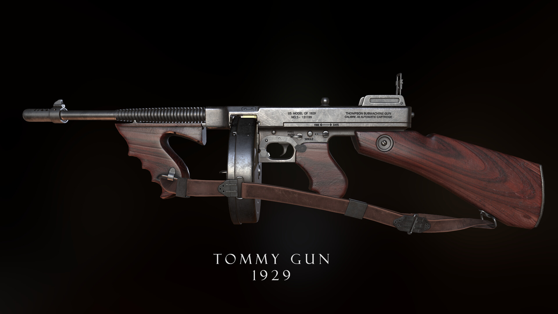 ArtStation - Tommy Gun
