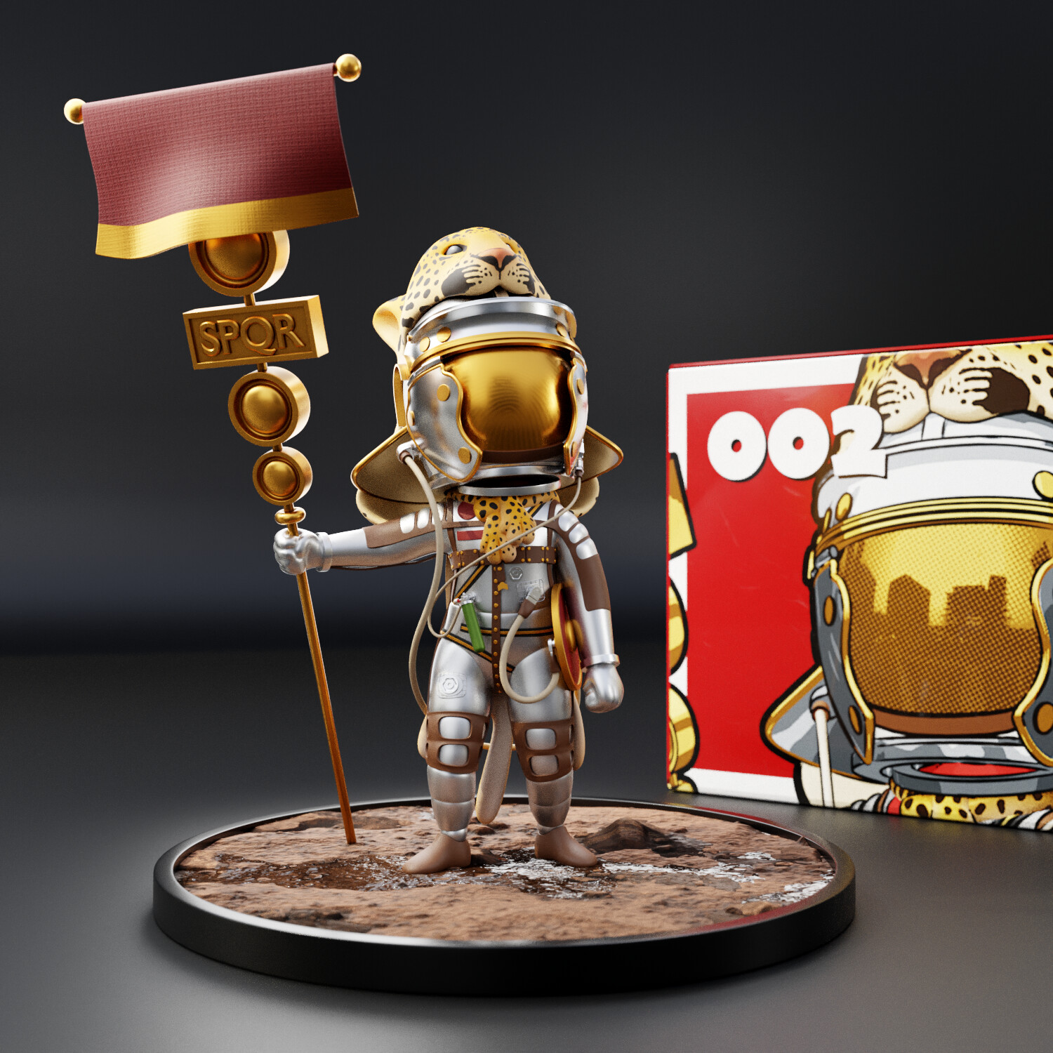 ArtStation - Roman Signifer x Navy Mk.IV Suit | Chibi Figurine