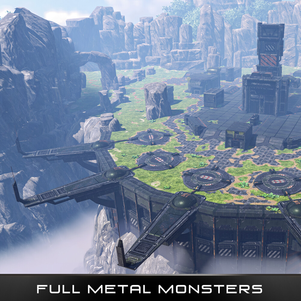 ArtStation - Full Metall Monstres: Hideout concept