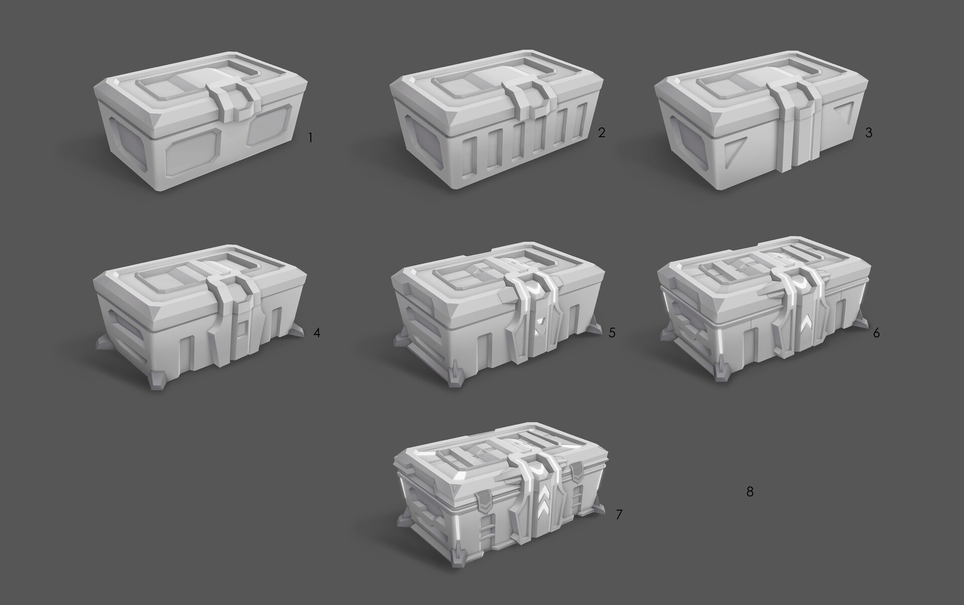 ArtStation - Crate designs