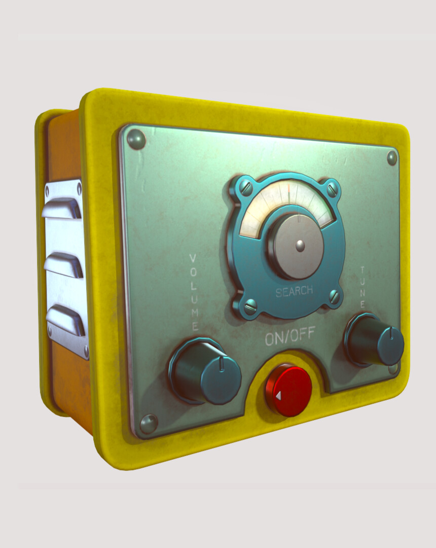 ArtStation - Stylized Radio