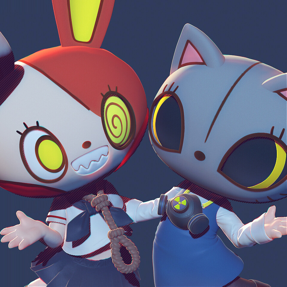 ArtStation - tutu & cat