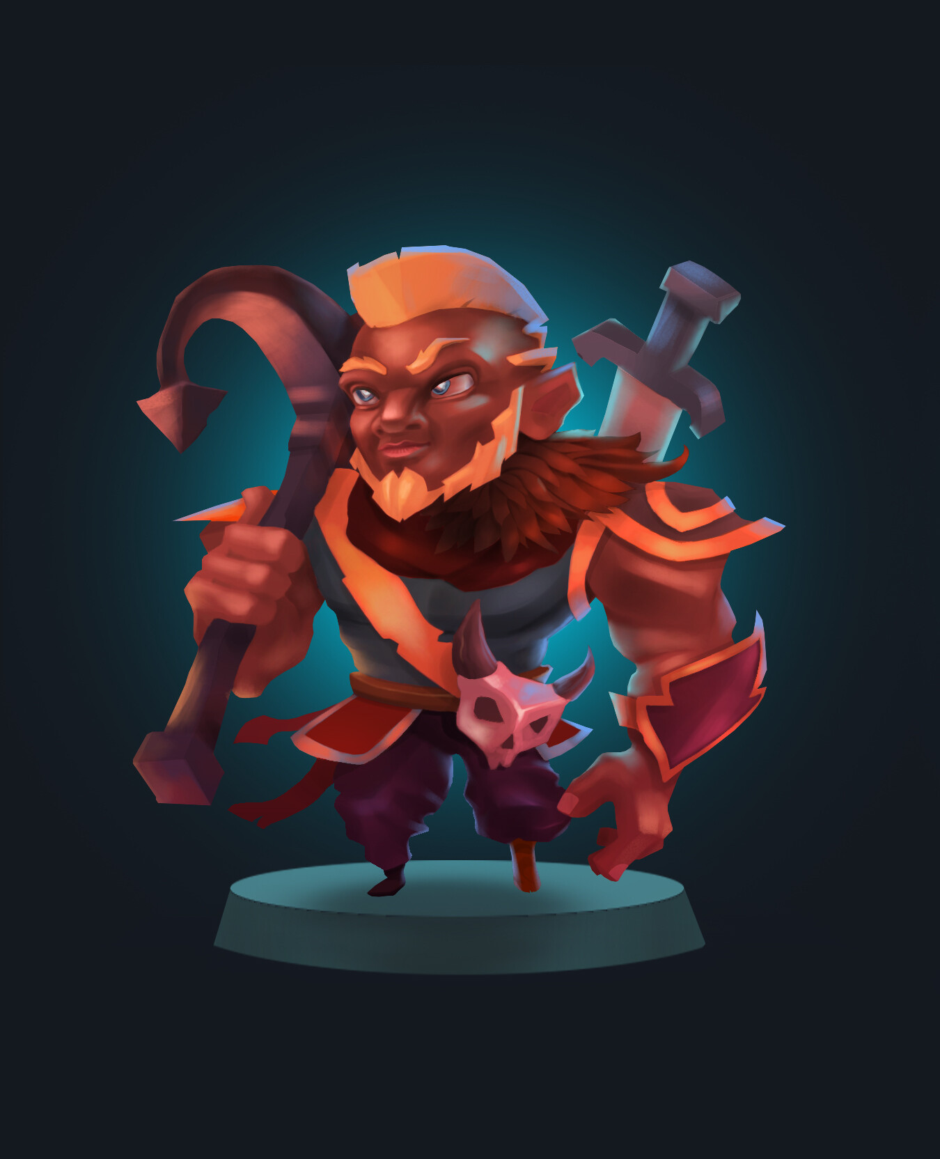 ArtStation - Stylised Pirate study