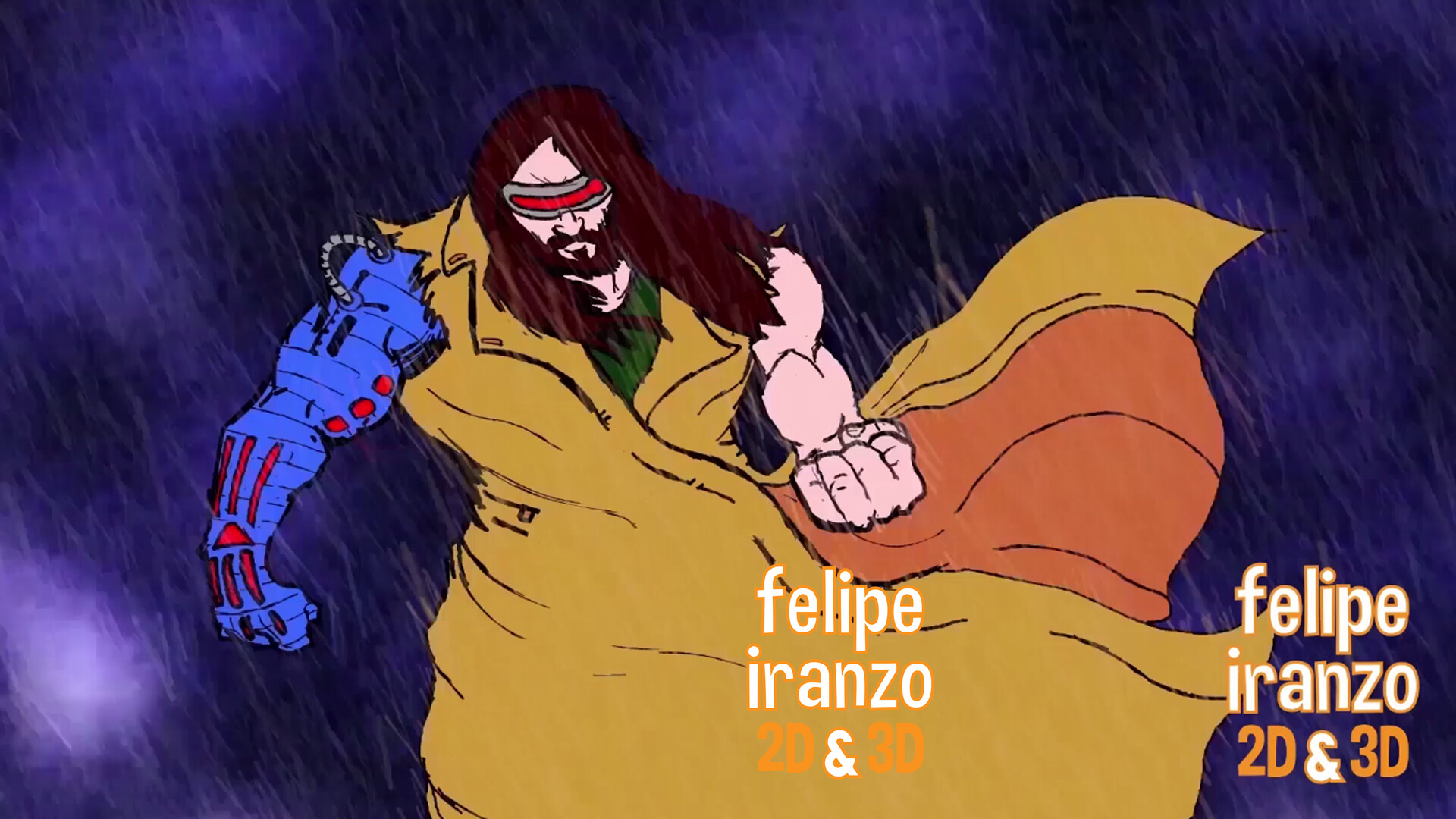 ArtStation - “Felipe Iranzo’s Cosmic Force, The Videogame”