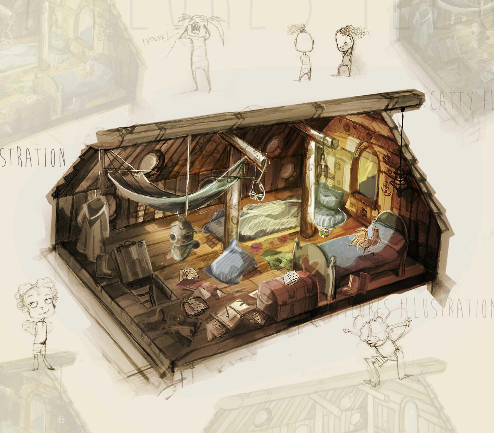 ArtStation - Props, Sets, Environments for The Angry Pixie's world.