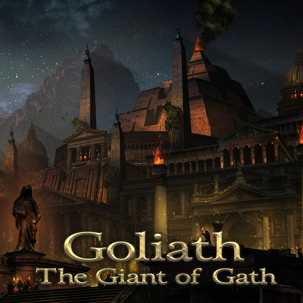 ArtStation - The-ancient-city-of-Gath-at-nighttime