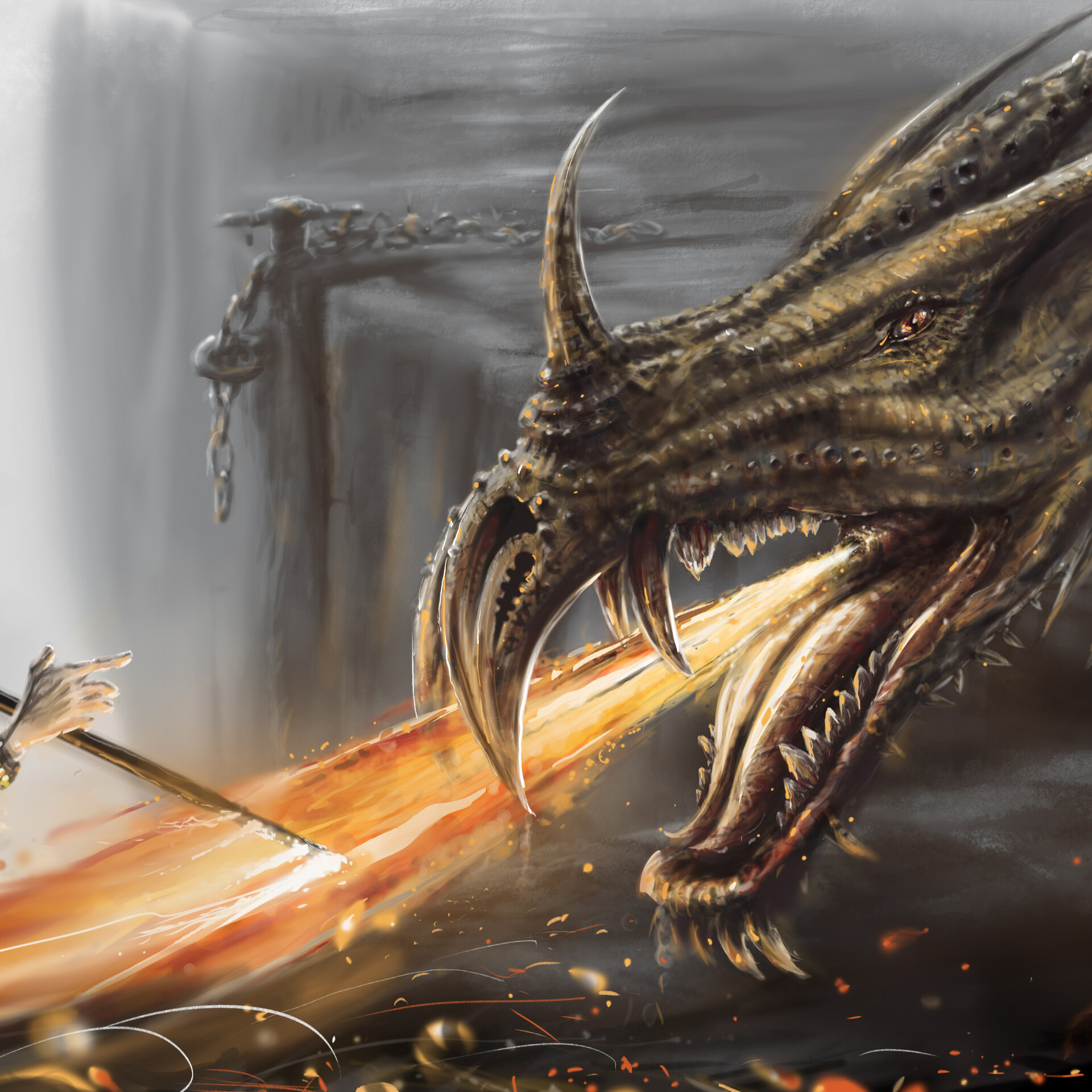 ArtStation - Morning mist and dragon breath