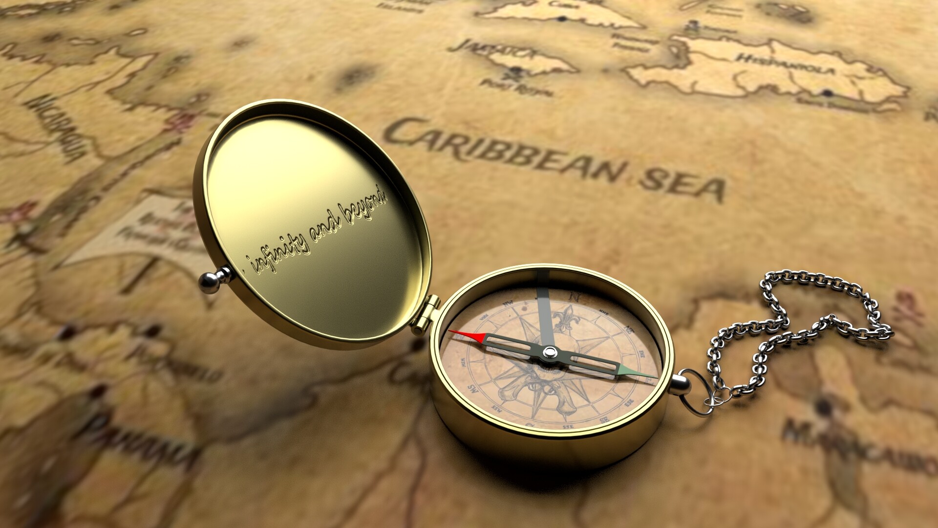 ArtStation - 3D Compass model