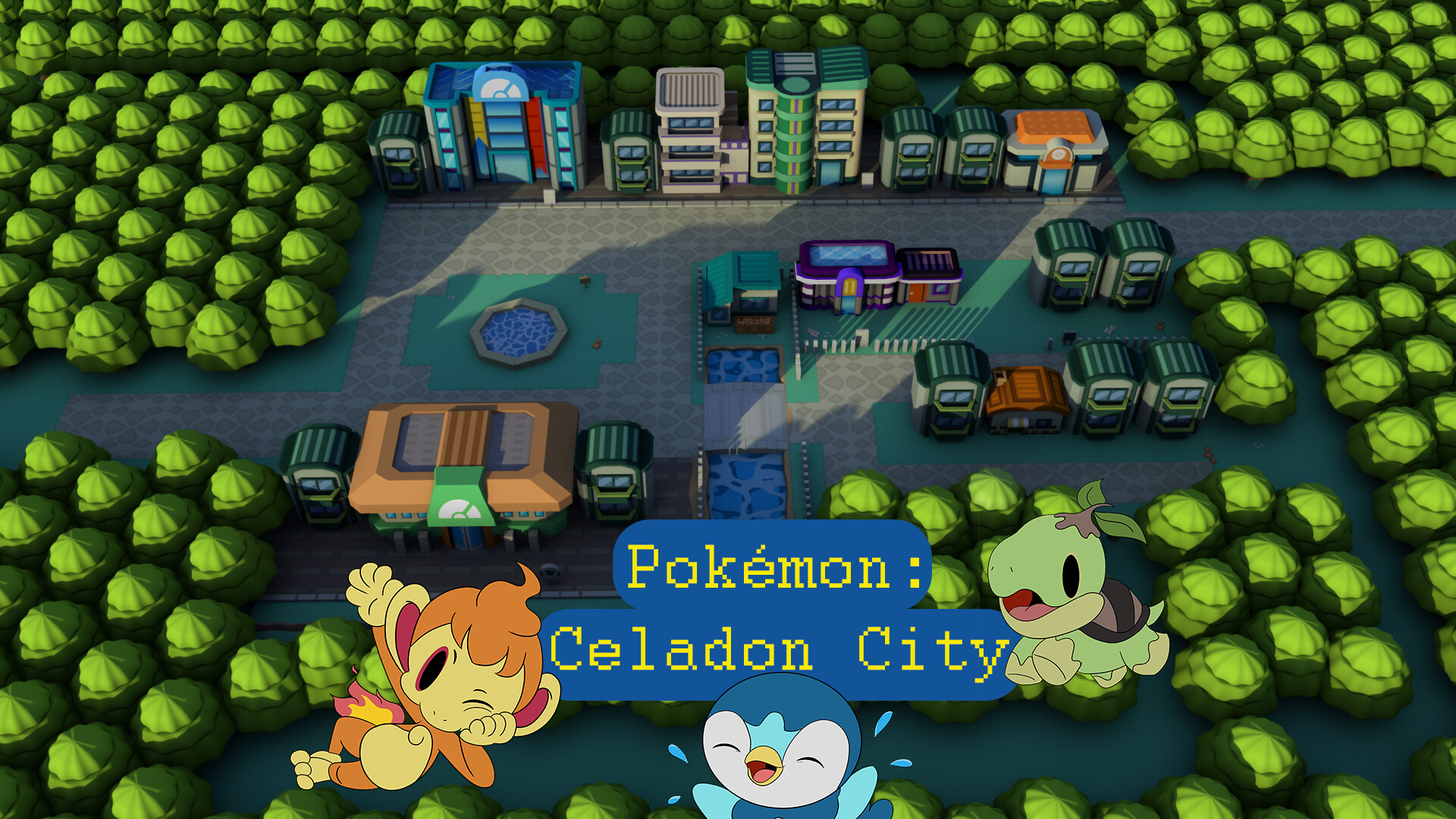 ArtStation - Pokemon: Celadon City