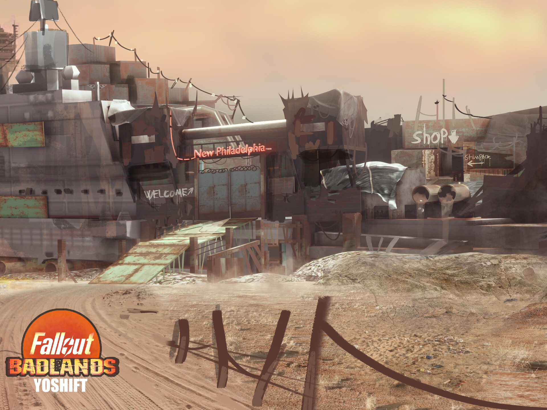 ArtStation - Fallout Project Badlands