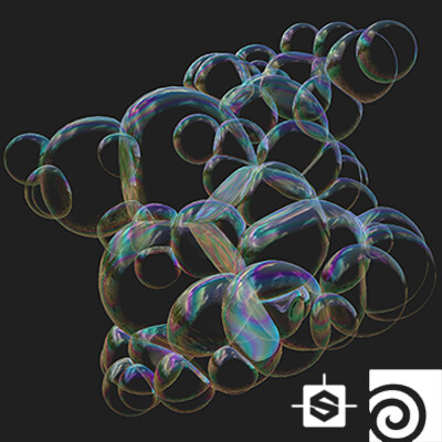 ArtStation - "Soap Bubble PBR" (2019)