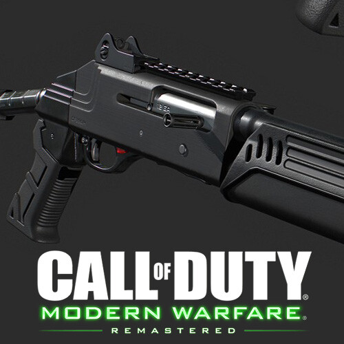 ArtStation - COD MWR DLC M1014 Obsidian